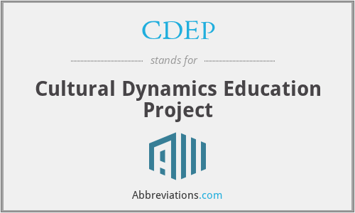 CDEP - Cultural Dynamics Education Project
