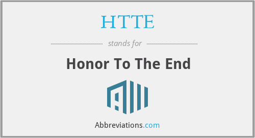 What does HTTE stand for?