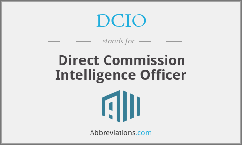 What does DCIO stand for?