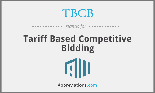 What does TBCB stand for?