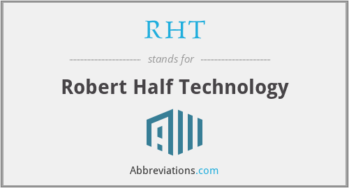What does RHT stand for?