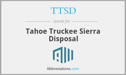 What does TTSD stand for?
