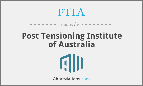 PTIA - Post Tensioning Institute of Australia