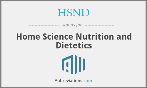 What does HSND stand for?