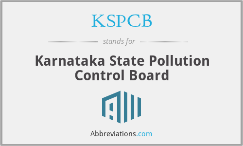 What does KSPCB stand for?
