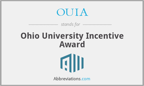 What does OUIA stand for?