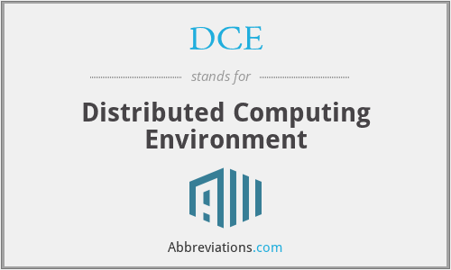 What does DCE stand for?