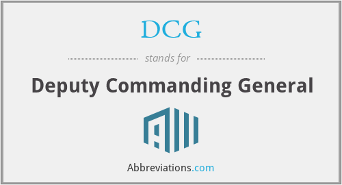 What does DCG stand for?