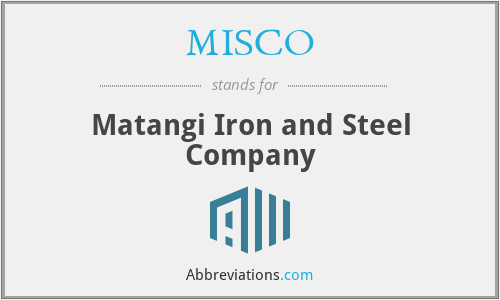What does MISCO stand for?