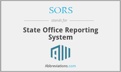 What does SORS stand for?