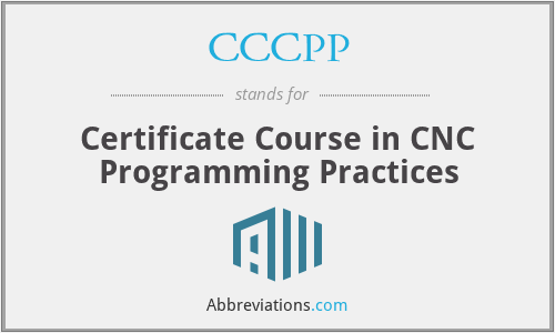 CCCPP - Certificate Course in CNC Programming Practices