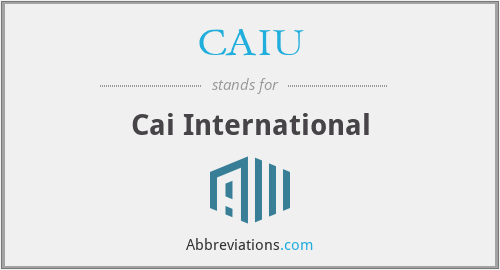 What does CAIU stand for?