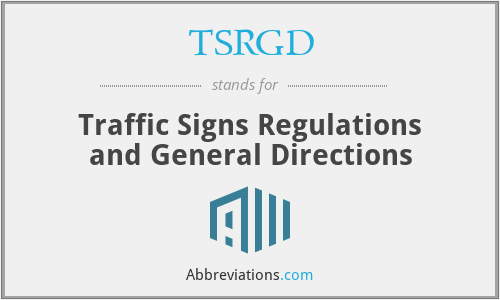 What does TSRGD stand for?