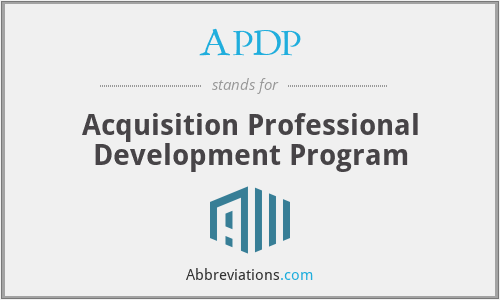 What does APDP stand for?