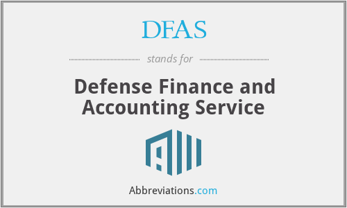 What does DFAS stand for?