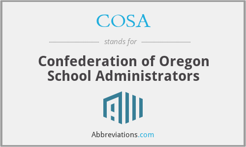 What does COSA stand for?