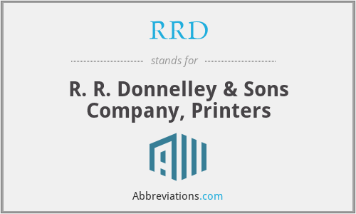 What does RRD stand for?
