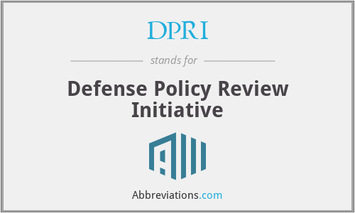 What does DPRI stand for?