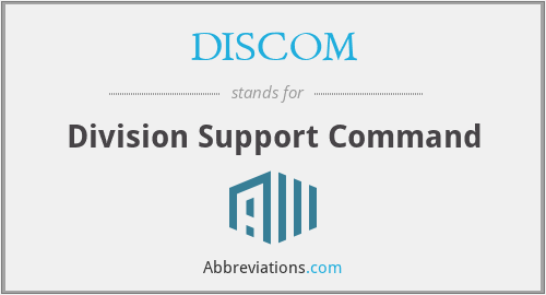 What does DISCOM stand for?
