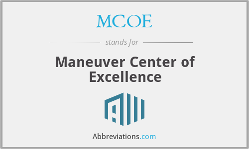 What does MCOE stand for?