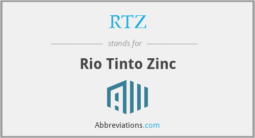 What does RTZ stand for?