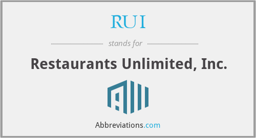 What does R.U.I stand for?