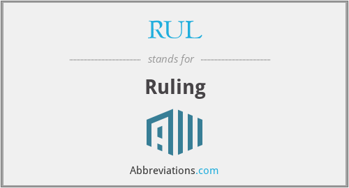What does RUL stand for?