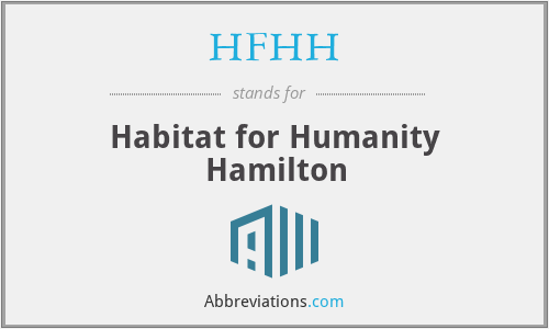 What does HFHH stand for?