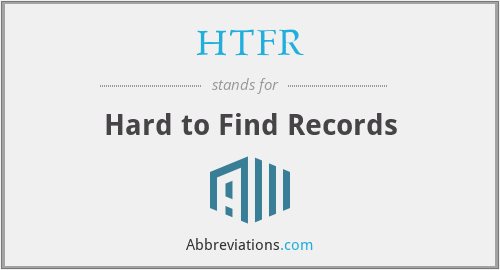 What does HTFR stand for?