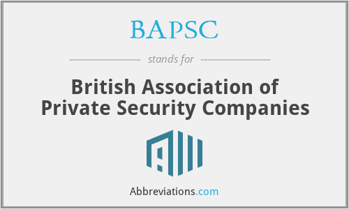What does BAPSC stand for?