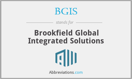 What does BGIS stand for?