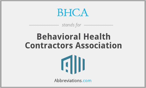 BHCA - Behavioral Health Contractors Association