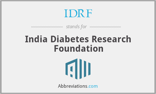 What does IDRF stand for?