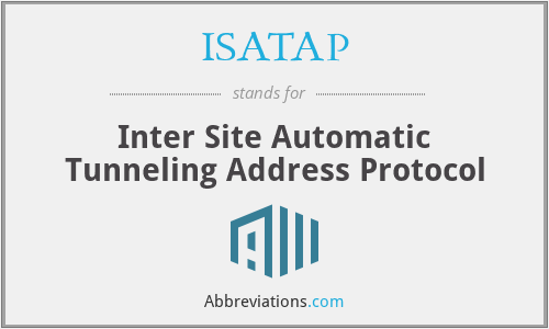 What does ISATAP stand for?