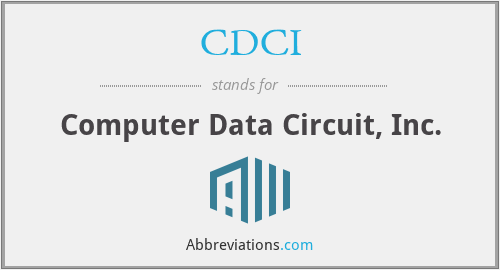 What does CDCI stand for?