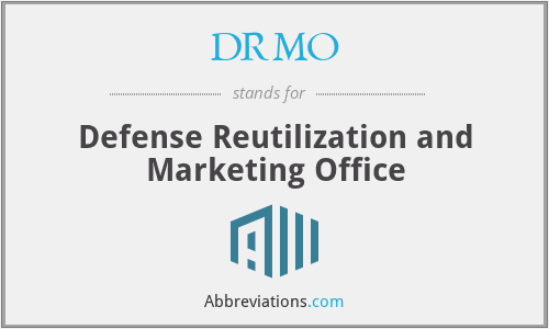What does DRMO stand for?