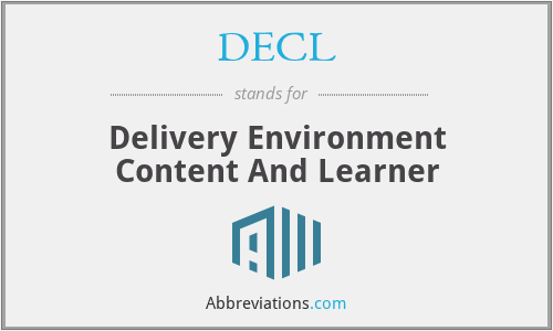 What does DECL stand for?