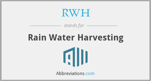 RWH - Rain Water Harvesting