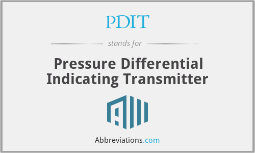 What does PDIT stand for?
