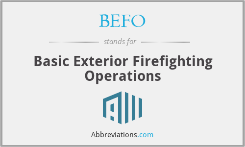 What does BEFO stand for?