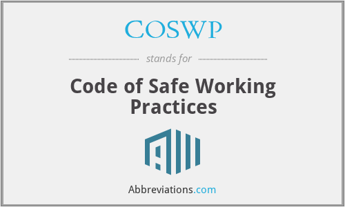 What does COSWP stand for?