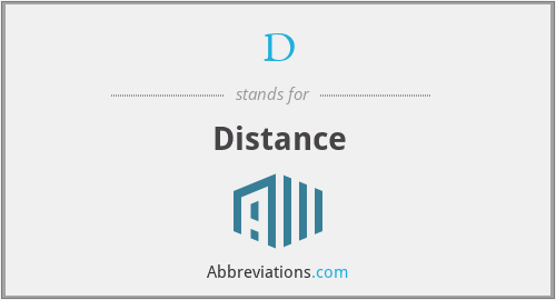 What is the abbreviation for DISTANCE?