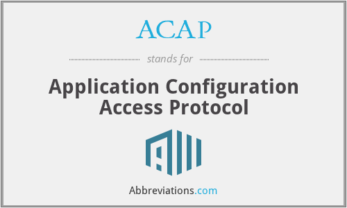 What does ACAP stand for?