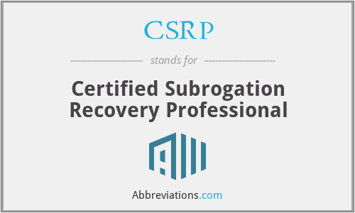 What does CSRP stand for?