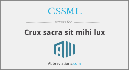 What does CSSML stand for?