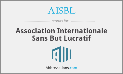 What does AISBL stand for?