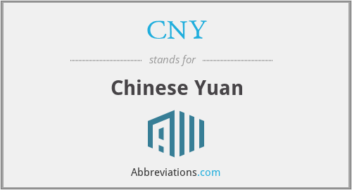 What does CNY stand for?