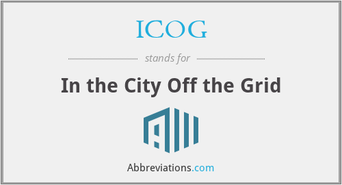 What does ICOG stand for?