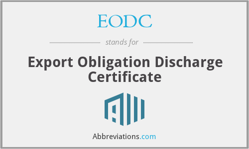 What does EODC stand for?