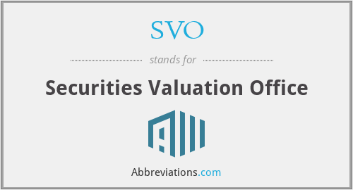 What does SVO stand for?